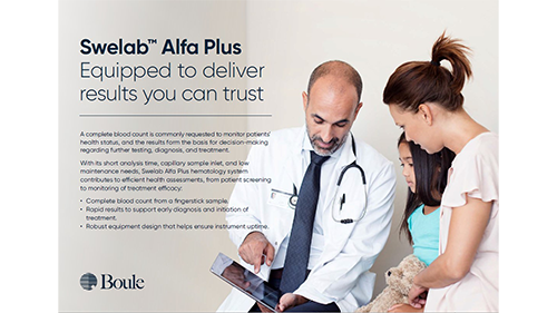 Blutbildanalyser Swelab AutoCounter Alfa Plus | Leupamed GmbH